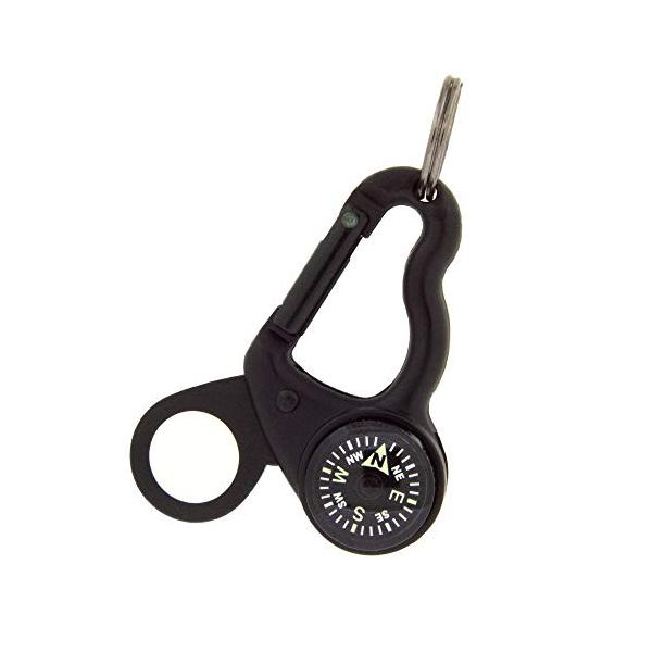 3倍の拡大 - 拡大鏡は実際の大きさを3倍に拡大します。折りたたみ設計 - "折りたたみ"機能で使用していない時に拡大鏡を傷から守ります。手軽なカラビナクリップ - アルミニウム製のカラビナでMagniCompをお手持ちのパーカー、ジャケッ...