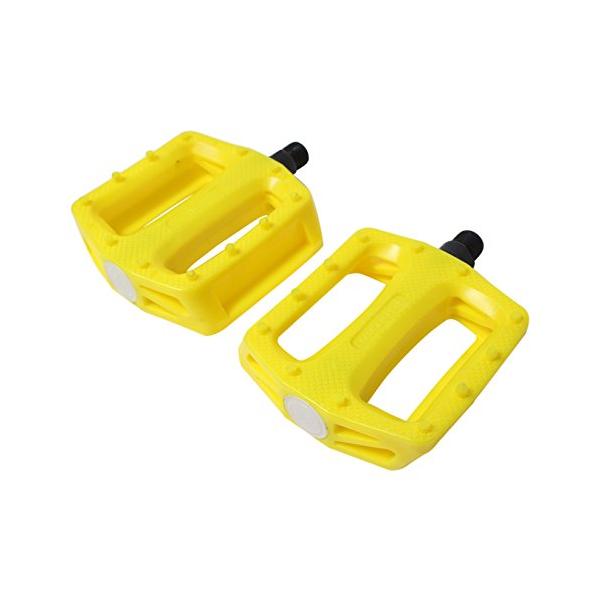 全8カラー：ブラック・ホワイト・レッド・ライトブルー・イエロー・グリーン・ピンク・パープル　塗装加工材質：ナイロン・クロモリ(スピンドル,軸径9/16)ボールベアリング　幅98mm*高さ97mm*厚さ28mm重さ：362g(左右セット)スポ...