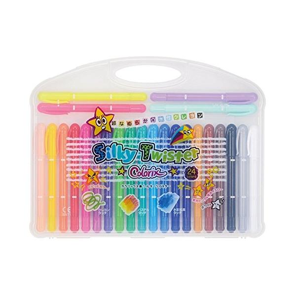 色数 24カラー 特長1 なめらかな描き味の水性クレヨン(細いタイプ) 特長2 弱い筆圧で幼児にも高齢者にも描きやすい 特長3 水性クレヨンなので、手が汚れても石鹸できれいに洗い落せる。 材質 主成分:顔料:脂肪酸誘導体文房具・オフィス用品...