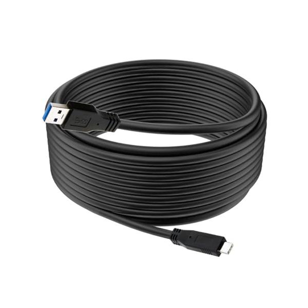 10m 8m 5m USB-C USB 3.1 Type C オス - USB3.0 Type A オス データケーブル タブレット&amp;電話&amp;ハードディスクドライブ用 長さ:10m、8m、5m (ケーブルOD*6.5mm)リピ...