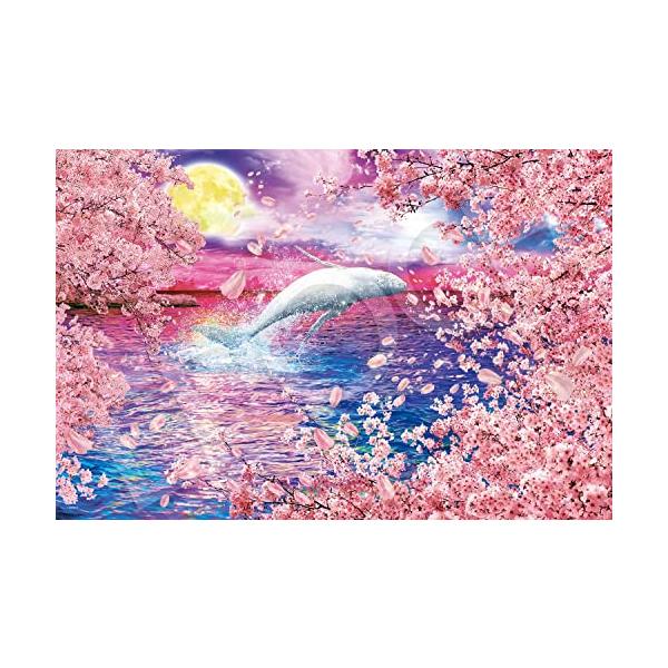 出会えたら幸運が訪れると言われる白鯨。桜がもたらすこの奇跡をあなたにも大迫力の桜とクジラの躍動感に心を揺さぶられる、珠玉の一枚です。お客様の年齢層:キッズ商品の形状:長方形おもちゃ:パズル:ジグソーパズル