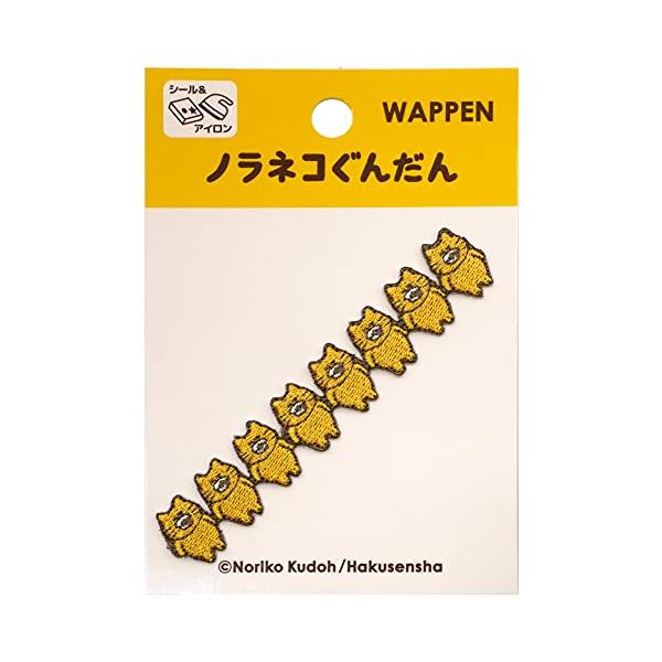 サイズ：縦約1.5ｃｍ*横約8.9ｃｍ材質：表面レーヨン・ポリエステル他、裏面EAA系樹脂生産国：中国Noriko kudoh/Hakusenshaホビー:手芸・画材:装飾材料:ワッペン・アップリケ:刺繍入りアップリケ