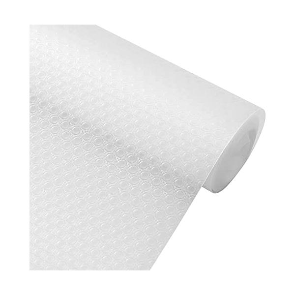 傷防止・滑りにくい すべりにくいEVA樹脂が採用され、裏面には凹凸形状のすべり止め加工が施された、底に敷くだけで食器などの載せたものがズレなくなったり、傷を 防いだりすることができる滑り止めシートです。サイズ：幅30*奥行300cm 色んな...