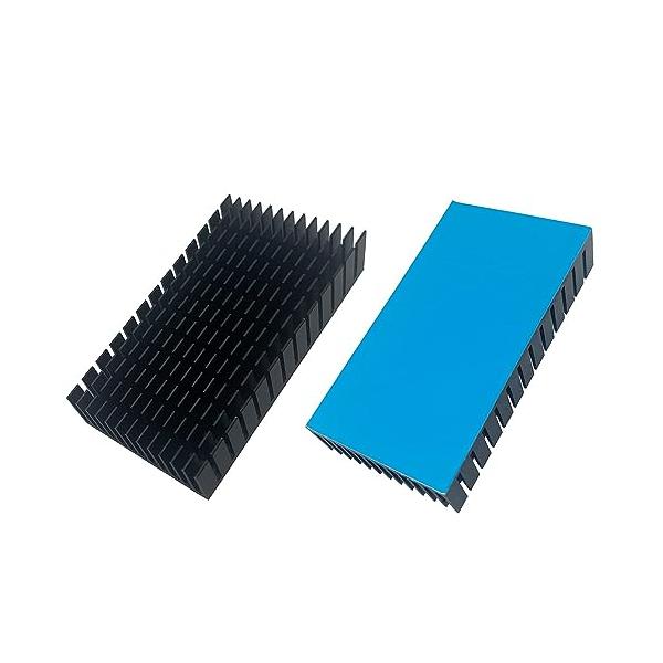 アルミ製 アルミニウム型の材製で高い放熱効果が優れるヒートシンクです。 放熱処理 現在の電気、電子機器に使用されている半導体素子 トランジスタ、CPU、IGBT等 は、動作中に冷却を行わないと素子から発生する熱のため素子そのものを破壊する場...