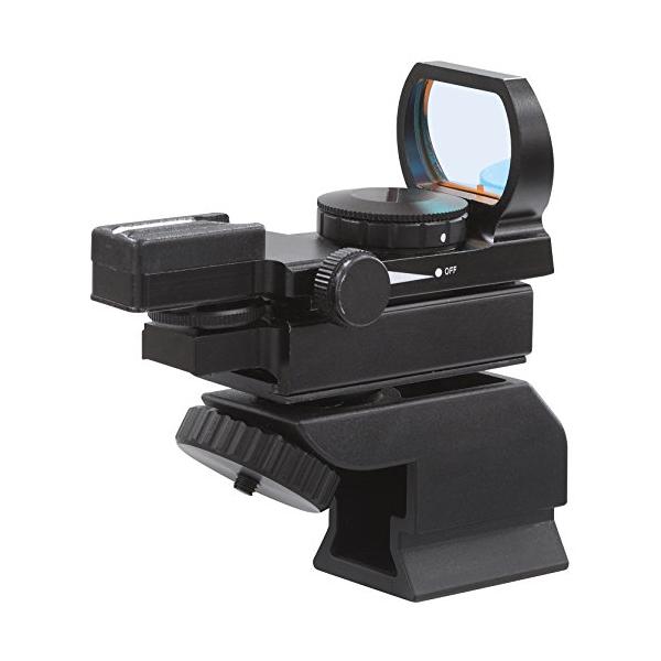 形式：LEDドットサイトファインダー 赤色LED仕様・天体用 倍率：等倍微動範囲：垂直：*1.5度、水平：*2度 微動ツマミ付 電源：CR2032電池*1個 モニター電池組込済 連続点灯時間：約20時間 20*最大光量において 取付対応：ビ...