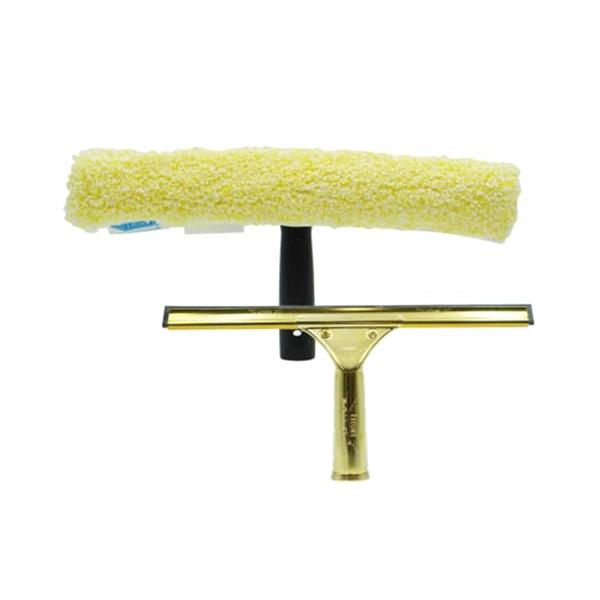 お買い得セット サイズ スタンダードTバー:35cm、シャンプーカバー イエロー:35cm、スタンダードスクイジー 真鍮:30cm 型　番 1959、51014、1013ホーム＆キッチン:掃除用品:スクイジー・ガラスワイパー