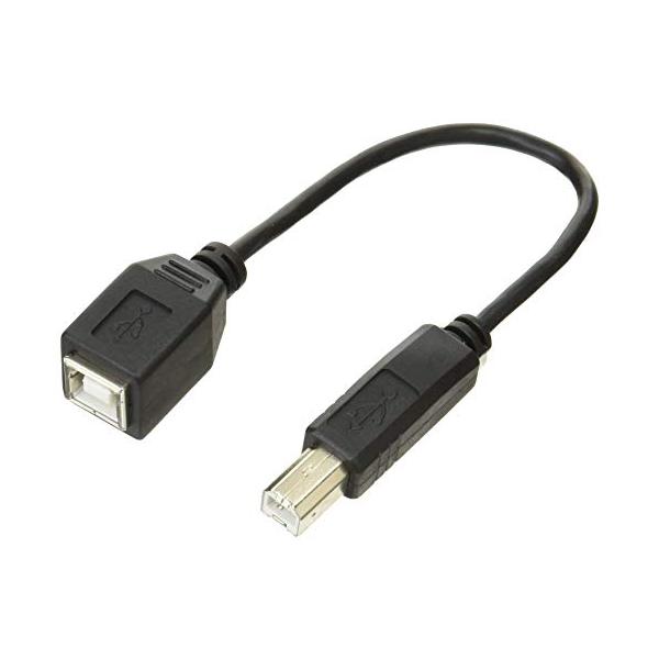 プリンターやHDDを繋ぐUSB B 角型 ケーブルの延長用対応 : USB2.0端子1 : B  オス 端子2 : B  メス ケーブル長 : 20 (cm)パソコン・周辺機器:PCアクセサリ・サプライ:ケーブル・アクセサリ:ケーブル:US...