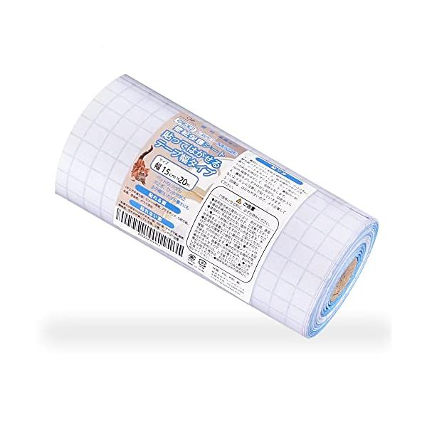 *ペットのしつけ 半透明 壁、ドア、コーナー、家具の傷、汚れ防止 壁紙保護シート テープ幅タイプ はがせる粘着シート 幅15cm*長さ20m *カラー：半透明、つや消しタイプ　　はがせる粘着タイプ：弱 　裏紙に1cm方眼マス目入り *材質 ...