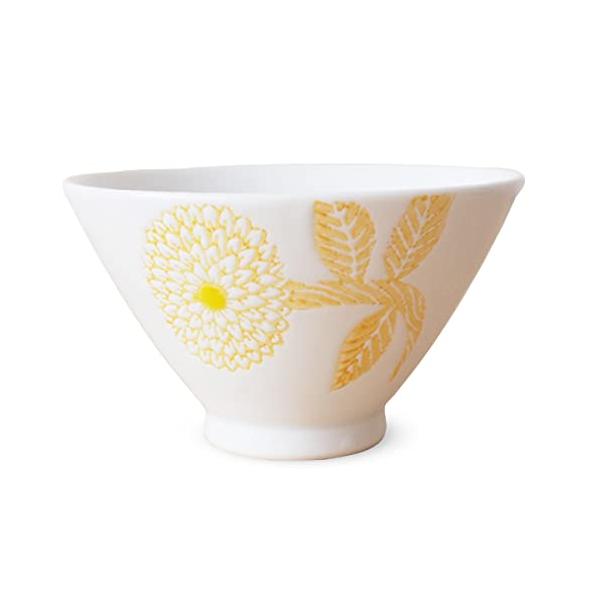 材質：磁器 食器洗い機使用可能、食器乾燥機使用可能 、電子レンジ使用可能サイズ 約 ：径11x高さ6.5cm 重量 約 ：150ｇ容量 約 ：250cc 満水時 おしゃれな北欧風のダリアをデザインしてみました。形もシンプルで程よい大きさのご...