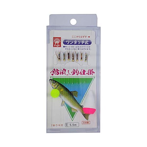 入数:1セットハリ本数:7本組 / 仕掛全長:5.5m付属:三角瀬ウキ付スポーツ＆アウトドア/釣り/仕掛け/完成仕掛け