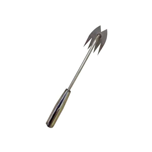 草の根っこが簡単に引っかかってとれる草刈り道具ステンレス材質で錆びにくいし、お手入れも簡単ねじ込み式ハンドルは収納や持ち運びに便利草刈機と合わせ使用すると隅々まで雑草を一気に取る使用場所より選べる3サイズ(長さ約30/40/50cm)DIY...