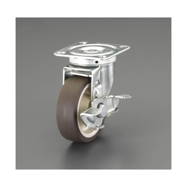 ベアリング入り 耐熱温度:-15*70* 材質:金具:スチール、車輪:ウレタン仕様:自在ストッパー付 車輪径*幅:125*38mm 全高:168mm耐荷重:150kg 穴径(d):12mm P1*P2(P1'*P2'):75*75(80*8...