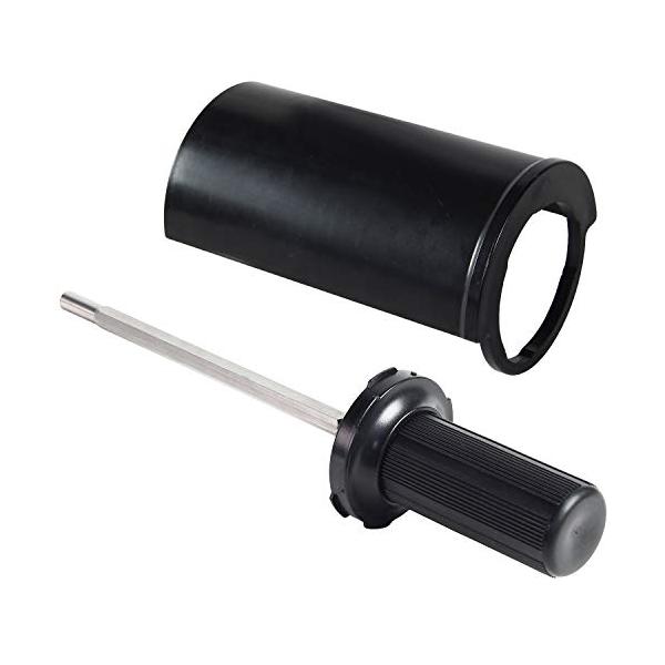 ロータリー式ブラシのハンドル&amp;シャフトのセット付属のカバーを使用すれば、削りカスの飛び散りを軽減※ブラシは別売りです。スポーツ&amp;アウトドア:スキー:チューニング工具・キット