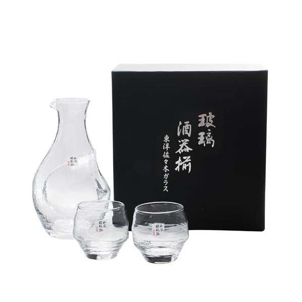 本体サイズ:(冷酒カラフェ)約φ4.5*16.5cm、最大径約9.6cm、(冷酒グラス)約φ5.2*5.9cm、最大径約6.3cm本体重量:約470g素材・材質:(カラフェ)セミクリスタル[ハンドメイド品]、(杯)ソーダライムガラス原産国:...