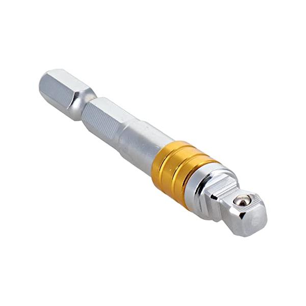 差込角:6.35mmサイズ:H65*W8*D8mm重量:25g材質:本体/CR-V6150、カラーリング/アルミ合金首振り角度:15度DIY・工具・ガーデン:作業工具:駆動工具:レンチ:ソケットレンチ