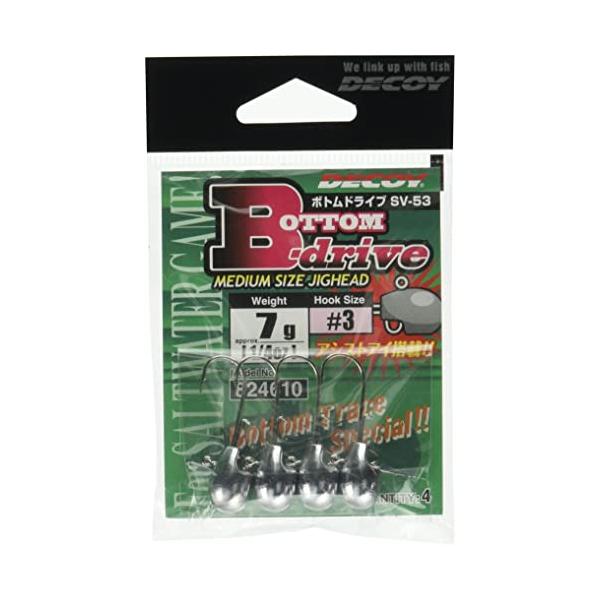 サイズ:7g(1/4oz)フックサイズ:3入数:4スポーツ＆アウトドア:釣り:仕掛け:フック・針