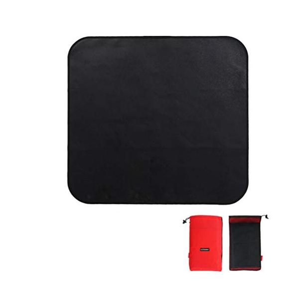 商品仕様 サイズ：80*75cm；重量：695g；素材：ガラス繊維*シリカコート。 高品質の材質 ガラス繊維*シリカコート。両面シリコンコーティングされた「耐炎化繊維」で耐熱温度は「550*」。地面へ伝わる「放射熱」を遮り「火の粉」や「燃え...