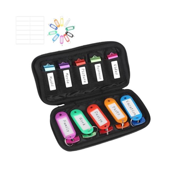 生活をより整理整頓 このケースは、USBフラッシュドライブを紛失させずに置くのに最適な場所です。10個のスロットは伸縮性のある生地で作られており、USBドライブの紛失や落下を防ぎます。 柔らかいネオプレン素材 ネオプレン素材は非常に丈夫でス...