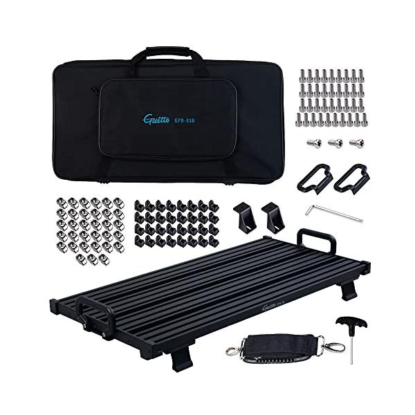 特定の工具を取り付けた、まったく新しいペダルの固定方法を導入すると、フィクスチャーブロックでペダルをすばやく固定できます最適なペダル取り付け角度を調整するために、複数の固定スロットが利用可能です折りたたみ式、省スペース、ポータブルで、ギター...