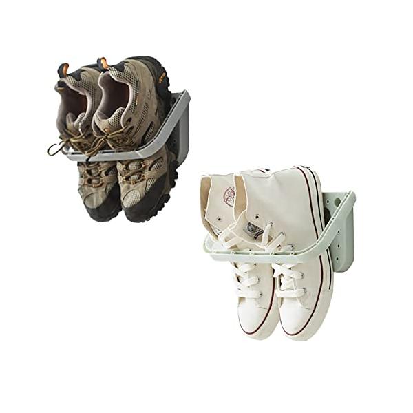 折り畳み式省スペース設計 本体をとても省スペースデザインで、空間を有効活用できます。壁掛式ですので、壁の天井から下まで有効に利用できます。床部分、下駄箱の空間を有効に利用できます。必要でない時も折りたたみ収納でき、場所を占めません。 スッキ...