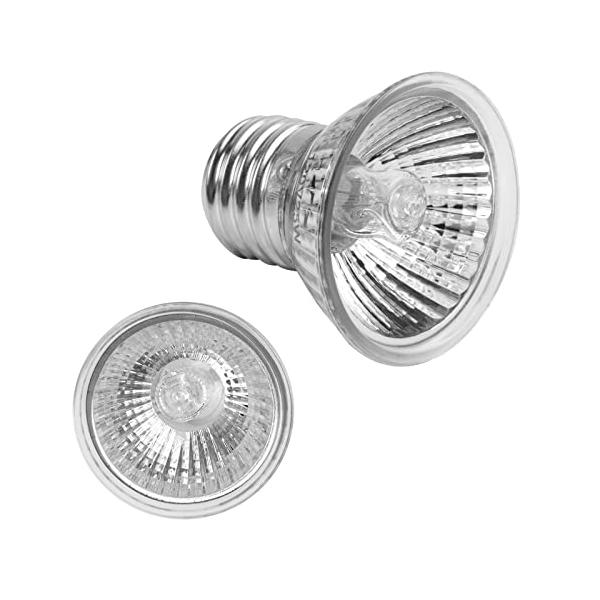 * 商品詳細 *定格消費電力：50W 　*適用水槽：幅80cmまでの水槽　*口金サイズ：E27 *一個セット* UVA*UVBライト UVAは食欲増進や脱皮、生殖活動に必要とされ、UVBにはカルシウムの吸収を良くする、ビタミンDの生成を促す...