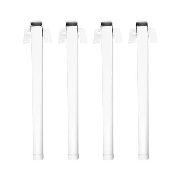 YARNOW 4個折りたたみラップトップテーブル脚メタルデスク脚交換正方形のベッドテーブル家具交換部品文房具・オフィス用品/オフィス家具・収納/オフィス家具小物・パーツ/キャスター・固定脚