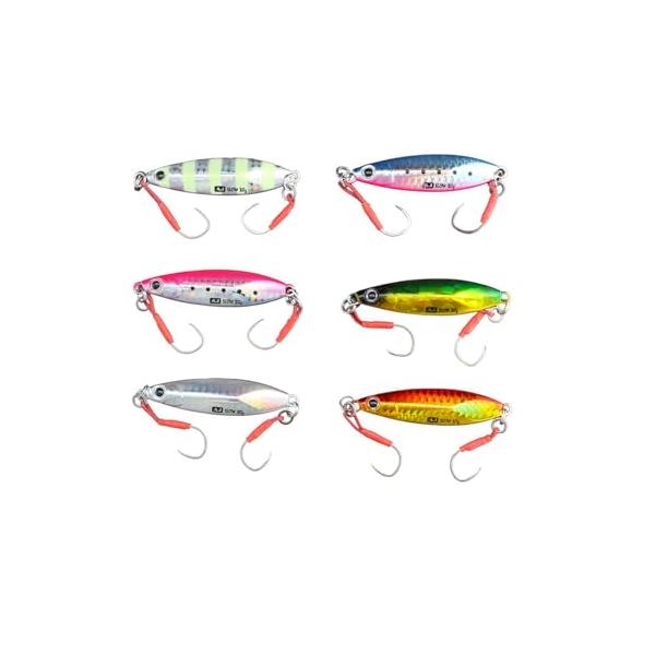 Amanda Jig SLOW 30g 定番カラー６色 ソルトウォーターにおける実績有るカラーを集めました どんな天候にもマッチするカラーを揃えました  アクション 左右非対称ボディ*センターバランスによる落ち葉フォールアクションは、自動的...