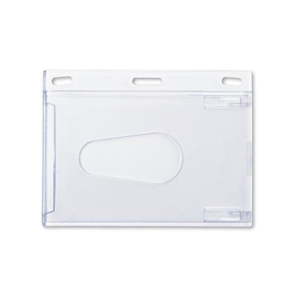ケース外寸 W92xD5xH67mm 中紙寸法 W90xH55mm 材質 再生PC文房具・オフィス用品:事務用品:名札・ホルダー