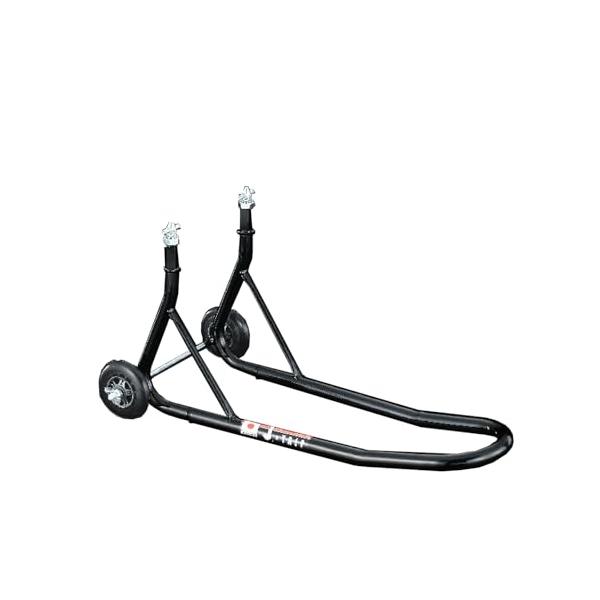 フロント用バイクメンテナンススタンド適用車種：フロント16*21インチ／左右のフロントフォークの底に8mm以上の穴がある車種黒車＆バイク:バイク工具・メンテナンス