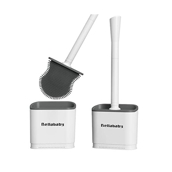 *TPR材質トイレブラシ：トイレブラシ部分はTPR(熱可塑性ゴム)で制造され、便器を傷付けずに綺麗に拭き、完全に押して黒ずみなどの便器の汚れをしっかり落とせます。*高い洗浄力：ふち裏にもしっかり届くデザインで、汚れにしっかり届いてよく落ちる...