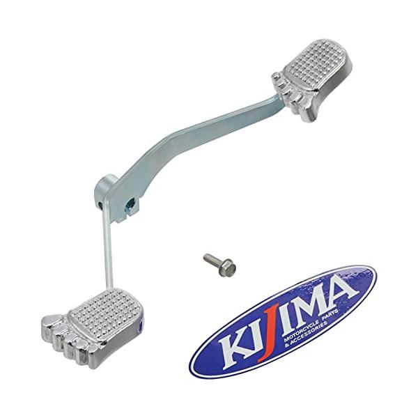 純正よりも面積が拡大でシフトチェンジがしやすく左右の足型に作られた足型デザインステー部:スチール製、ペダル部:アルミ鋳物SUPER CUB/PRO,CROSS CUB50/110,SUPER CUB C125 ('18-)車＆バイク:バイク...