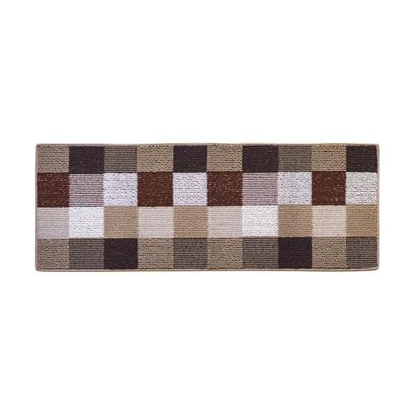 サイズ：(約)幅120*高さ45*奥行0.6cm、重量：380g、材質：ポリプロピレン100%、洗濯機対応：可(洗濯ネット使用)、ドラム式洗濯機対応：不可、乾燥機対応：不可、生産国：中国パイル部がフラットで掃除機がかけやすく、引き出しに引っ...