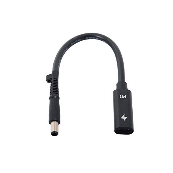 Type-Cメス側にPDエミュレータートリガーを組み込みます。入力：Type-Cメス、65W-100W Type-C充電器出力：ラップトップオス、DC 18v-20v 5vをサポートしない 65W-100W Type-C充電器と併用して、壁...