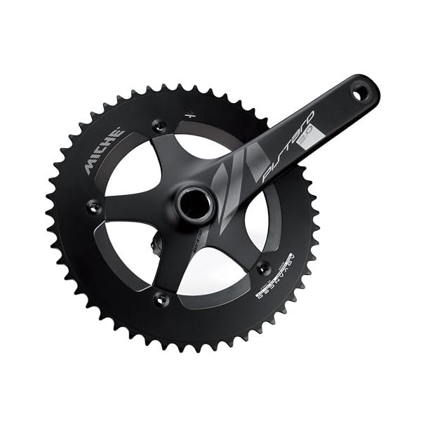 色：ブラックピスタードシリーズはトラックライダーにとっての新たなベンチマークとなります。 軽量かつエアロダイナミクスが向上するように設計されています。 プレーンな造形のクランクセット、ダイレクトシャフトタイプ。 BBはEVO MAXを使用し...