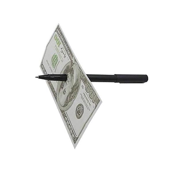 マジック 貫通するペン 手品 ドッキリ 突き抜ける 宴会芸 かくし芸 びっくり おもしろ 簡単 余興 忘年会 新年会 パーティー ジョークグッズ 念力 マジシャンおもちゃ/おもちゃ雑貨・手品/マジック・手品