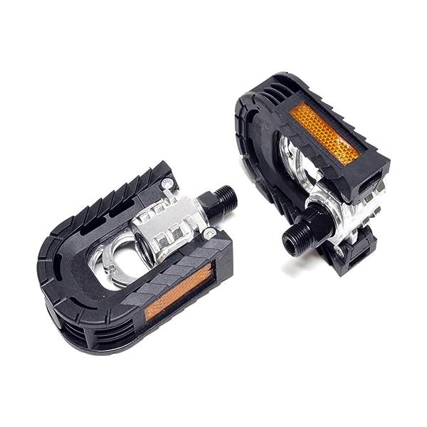 セット内容・フラットペダル*2点(左右セット)　 サイズ(約) ?10.7 cm* 6.8cm *2.7cm折り畳み式の自転車や自動車の荷室・トランクへ積み込んだり小旅行などで輪行する際にペダルだけが横に飛び出してしまうことのない折り畳み式...