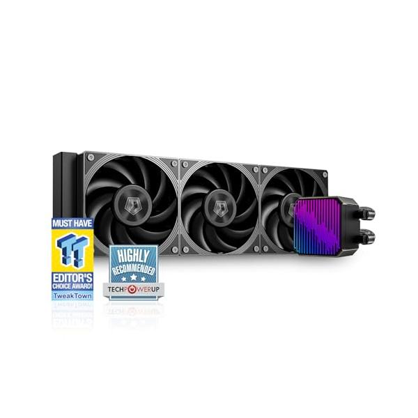 プレミアムAIOクーラー プレミアムCPU液体クーラーは360mmのラジエーターと3つの強力なファンを搭載し、ゲーミングおよび高性能コンピューティングシステムに対応しています。 * TDP: 350W 強力なポンプ 最新のGEN 7ポンプを...