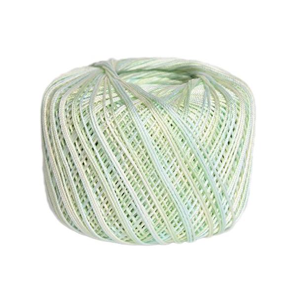 素材:綿100%対応の針:レース針0号*かぎ針2/0号サイズ:約109mしなやかで細く,編みやすいレース編み用の糸。一世紀にわたる綿糸作りの実績と経験をもとに、編みやすさ・美しい光沢感・風合いの良さなど上質素材の魅力を最大限に引き出す製法で...