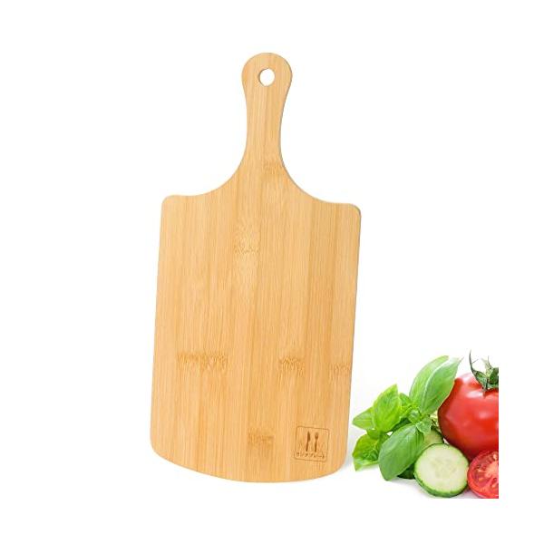 HANKEY まないた 天然竹製 　 カッティングボード ピザ キッチンボード 長方形まな板 抗菌ホーム&amp;キッチン:キッチン用品:調理・製菓道具:まな板・カッティングボード:調理用