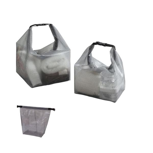 大容量デザイン ：大サイズ：27.5*35*15.5cm、小サイズ：24.5*27*11.5cmの広々収納スペースは、服、化粧品、タオル、書類、お弁当など様々なアイテムをすっきり収納可能 通勤、通学、旅行、ショッピング等、様々なシーンで活躍...