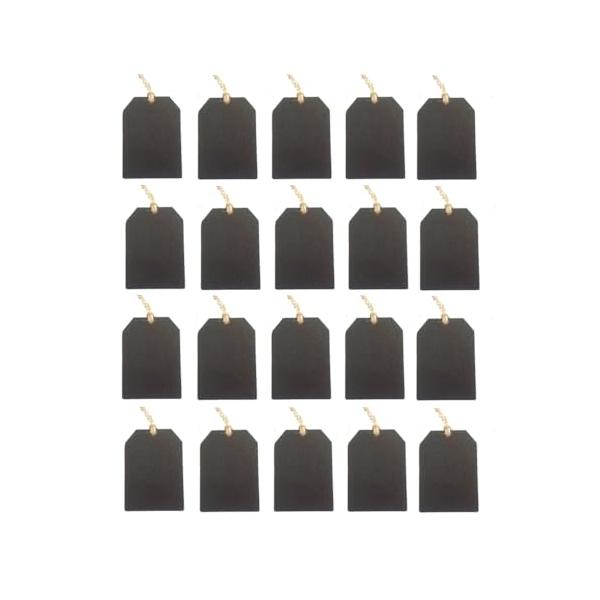 仕様 ミニ黒板、ブラック、長方形タグ20枚セットです。 素材 天然木を使用し、平らで滑らかにカットされています。手に取った感触も心地よく、長時間の使用でも安定した耐久性を誇ります。水拭き可能で、何度でも清潔に保つことができます。 特長 両面...