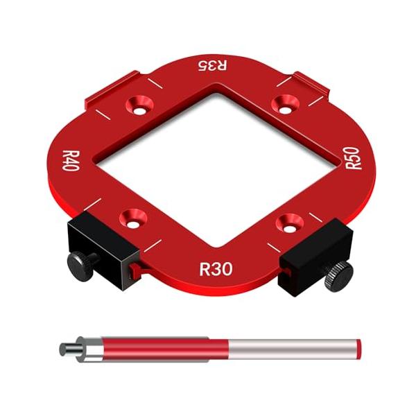 正確な位置決め トリマー ガイド複雑な部品のないシンプルな構造の半径コーナークランプツールは、正確な位置決めを実現し、使用時の時間と労力を節約します。 高品質素材 高品質のアルミニウム合金を使用しているため、耐久性と抗腐食性が高く、その堅牢...