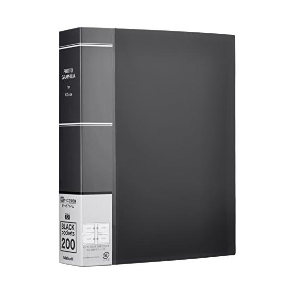 本体寸法:タテ225*ヨコ175*背巾45mm本体重量:480g表紙:印刷ポリプロピレン貼表紙台紙:PP製KG判3層黒台紙25枚(写真収納枚数:200枚)透明プラスチックケース入家電&amp;カメラ:カメラ:写真整理・保管:アルバム