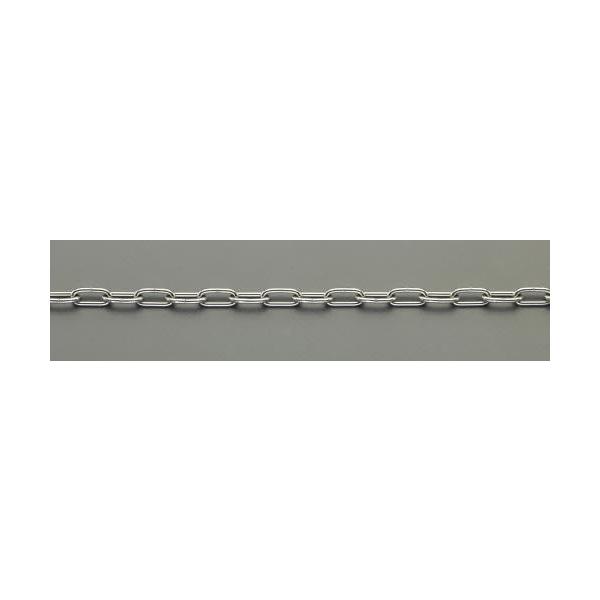溶接あり 材質:SUS316研磨仕上げ 全長:10m線径:2.5mm 使用荷重:60kgDIY・工具・ガーデン/建築金物/チェーン/リンクチェーン