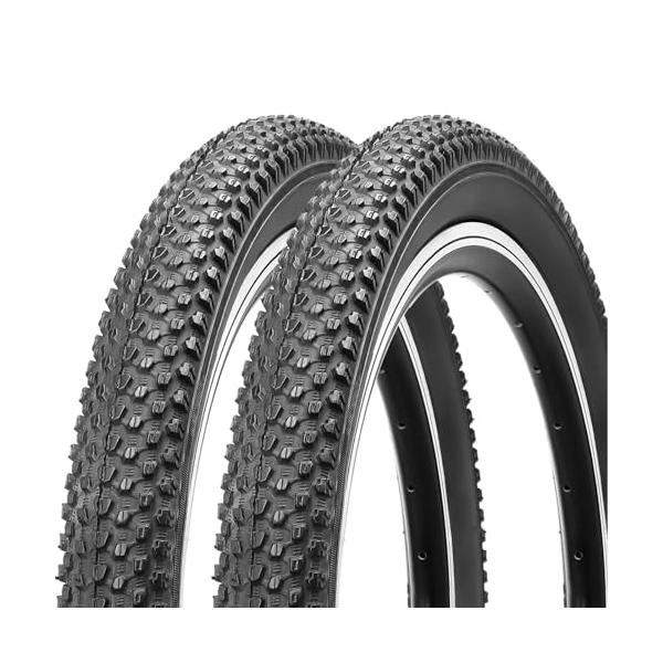 タイヤサイズ：2本タイヤ、20*2.125インチ ETRTO：57-406 、PSI範囲：35PSI、TPI30。マウンテンタイヤは、センタートレッドにダブルアングルランプと開いたスリップを持ち、優れたトラクションとコントロールを提供し、土...