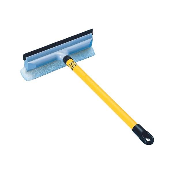 サイズ 41.5*22*9cm(柄部調節可能35.5*59cm) 材質 柄部/スチールパイプ、ABS樹脂コーティング　頭部/ナイロン不織布、合成ゴム・ABS樹脂 生産国 日本ワンタッチで柄の調節ができ、高い所も楽に掃除ができる「伸縮柄 ウイ...