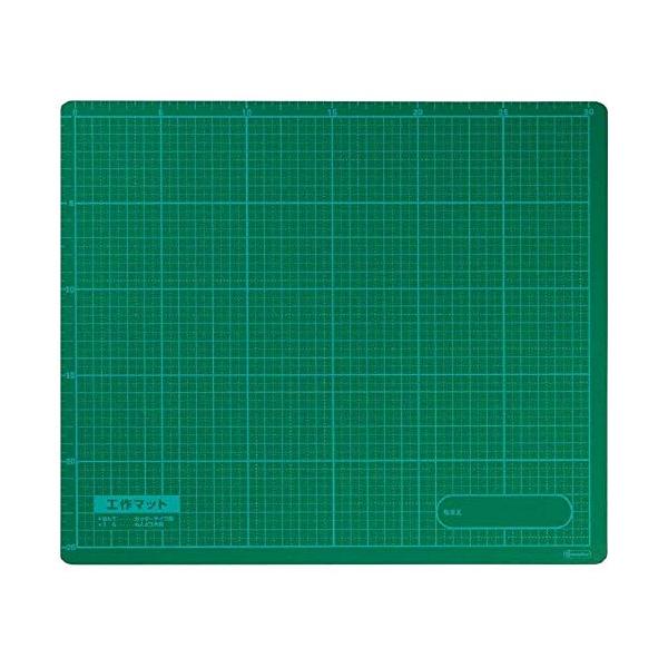 特長 1枚あれば多目的に使える工作・紙切り用マット。カットしやすい5mm方眼付。 仕様1 紙を切る時に、ねんど工作に、デスクマットに。 仕様2 環境負荷の低いグリーン購入法適合商品。 商品サイズ W320*D3*H270mm/ 商品重量 3...