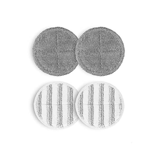 「AlfaBot 電動モップ」にお使いいただけます。水洗いして再利用可能です。 取り付け方 マジックテープを採用し、取り付けも取り外しも簡単。 使用上のご注意 使用後毎回水洗いして乾燥させてください。 セット内容 灰色*2、白色*2。ホーム...