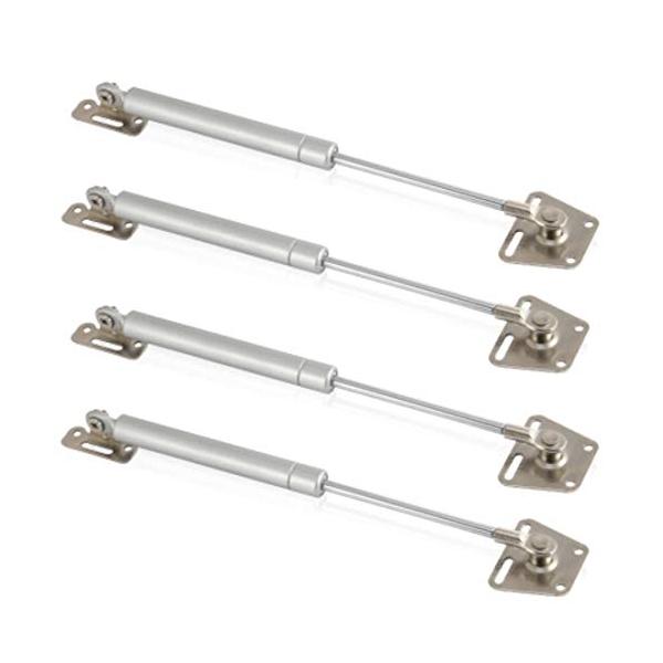 耐久性に優れたメタル金属製品のガスダンパー4本セットです。プラスチック製とは違い、金属製なので経年劣化にも強く、長くご使用頂けます。家具のデザインを損なわないシンプルなシルバー色で実用性に優れています。しっかりしたガス圧で、扉やドアをゆっく...