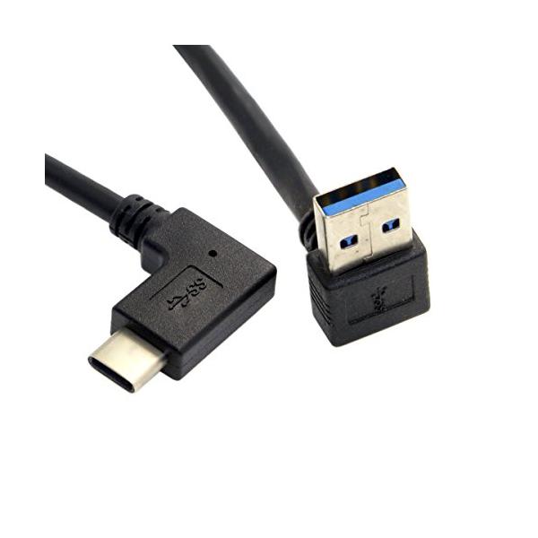 USB 3.0 3.1タイプCオスコネクタについたAタイプオスデータケーブルを90度まで拡張性の高い電源充電するタブレット&amp;携帯電話&amp;ハードディスク・ドライブをサポート両方のコネクタがついたタイプではありません。TYPE C...